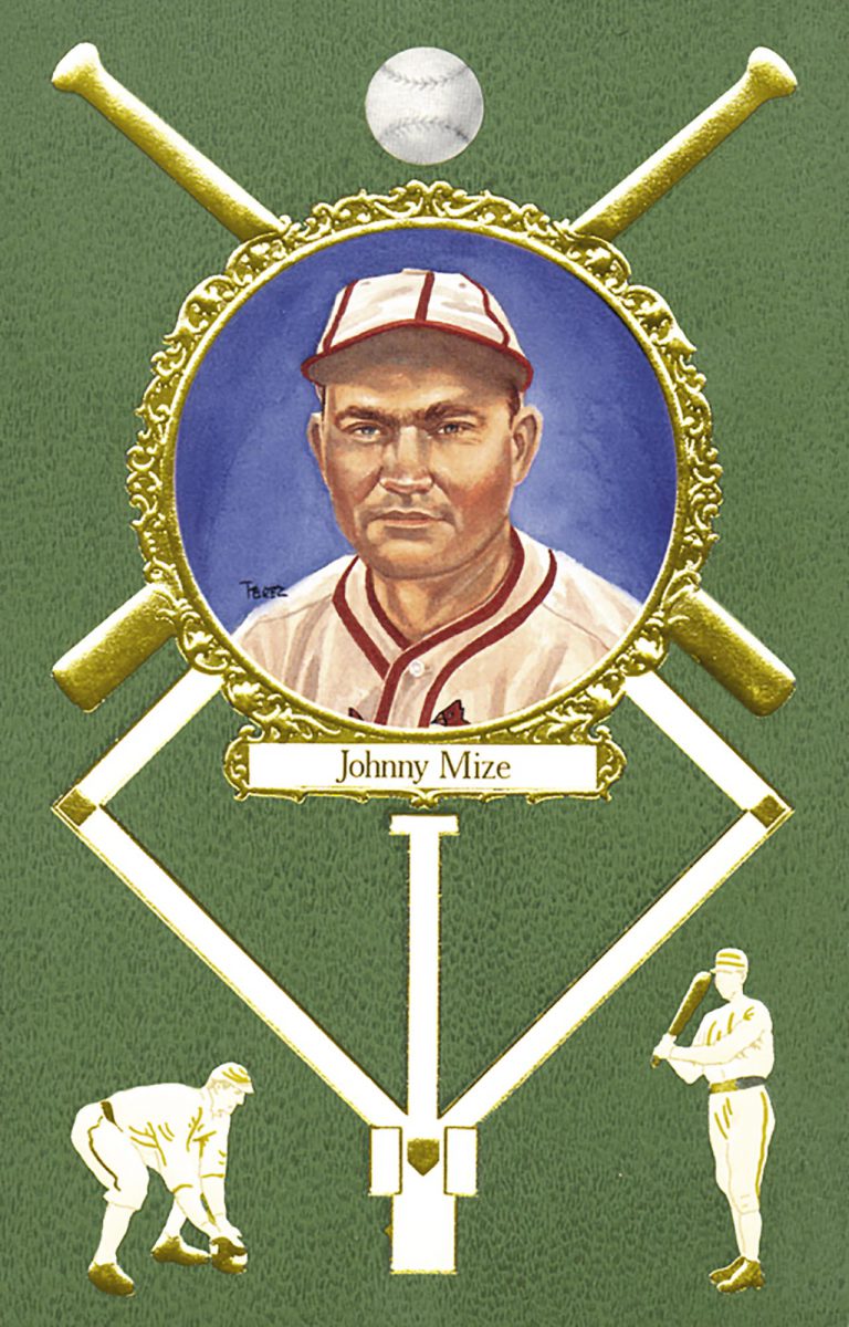 Johnny Mize, 1908 Rose Postcard - Dick Perez : Dick Perez
