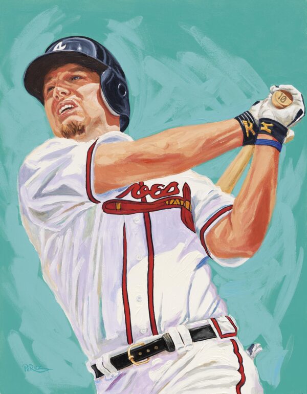 Chipper Jones - Dick Perez : Dick Perez