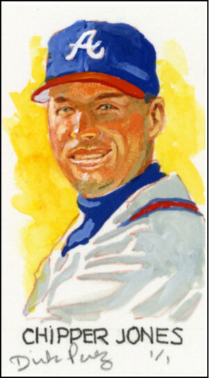 Chipper Jones - Dick Perez : Dick Perez